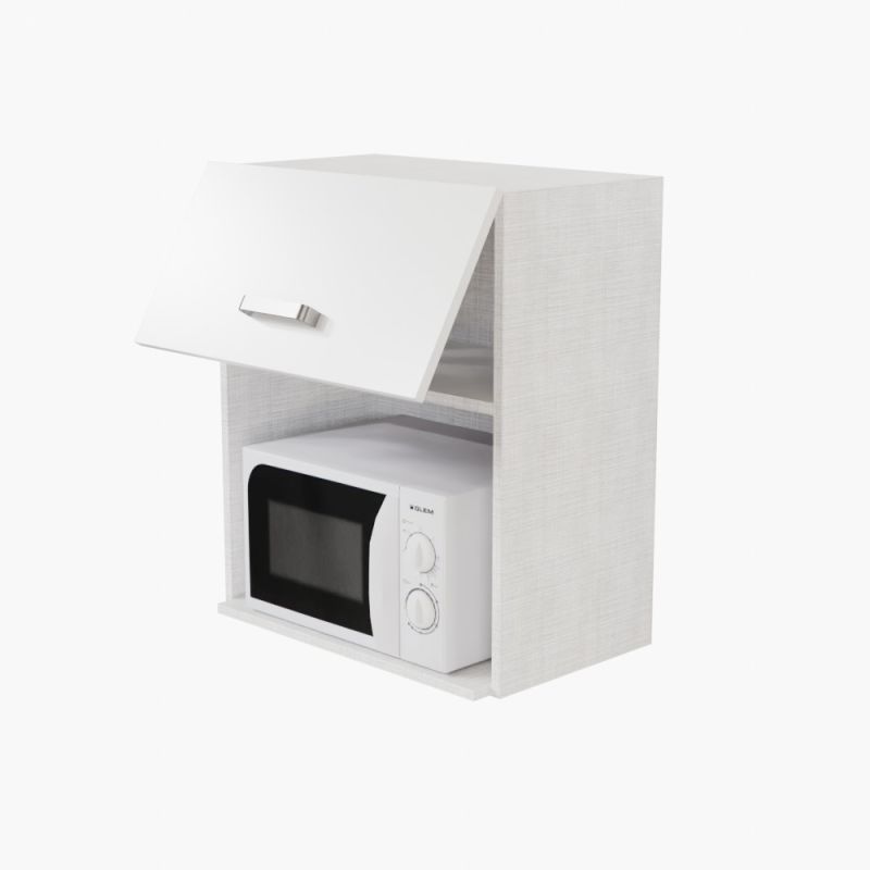 Meuble de cuisine pour micro-ondes - 60 cm - 3 Coloris au choix