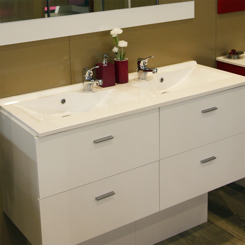 Plan double vasque design 140 cm RESILOGE